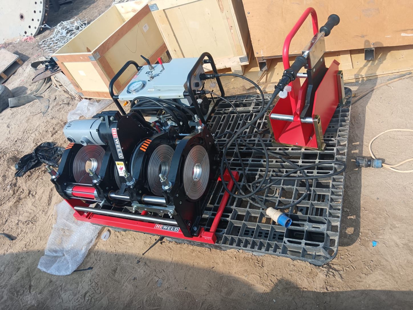 Hiweld 250mm Butt Fusion Welding Machine Calibrated for Export to ...